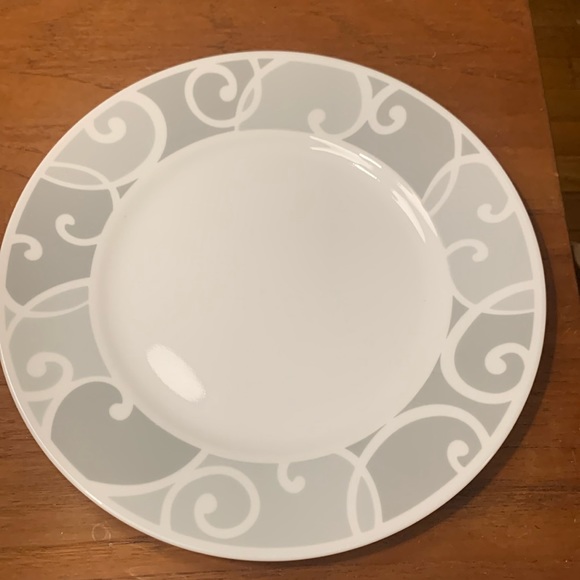 Corelle | Dining | 8 Corelle Vitrelle Swirls Loops Dinner Plates ...